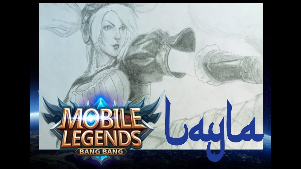 Layla - Mobile Legends - Speed drawing - YouTube
