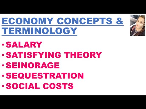 🛑ECONOMY CONCEPTS | ECONOMY TERMINOLOGIES | Very Important | Glossary ...