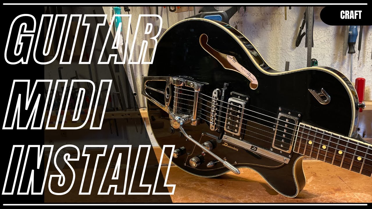 Guitar Internal MIDI Pickup Installation/ Modification/ Tutorial/ DIY ...