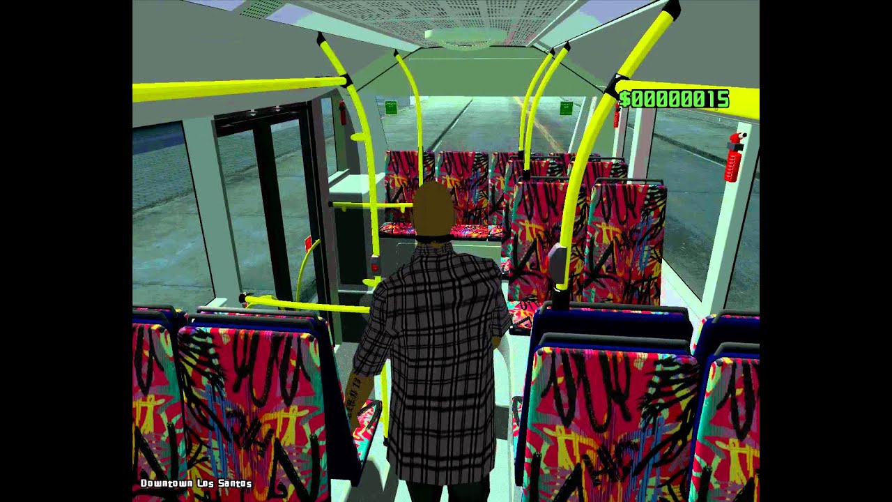 SA-MP Enterable Bus Mod PR-RP - YouTube