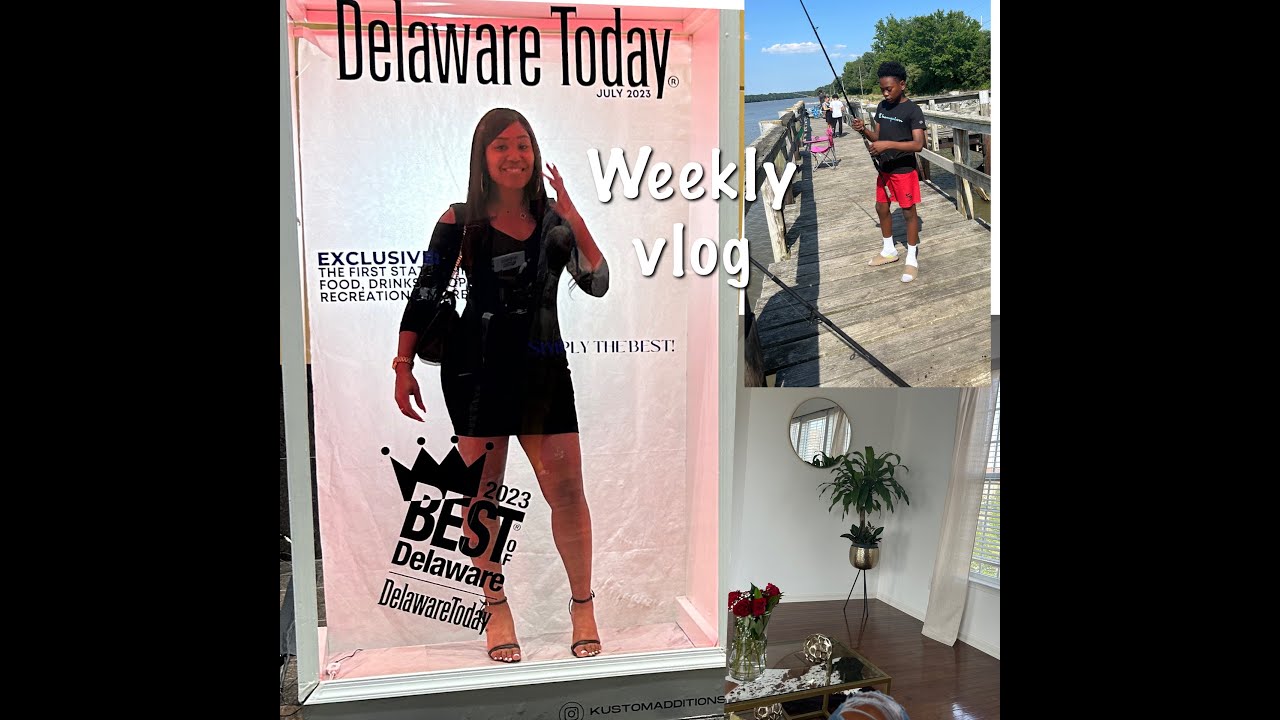WEEKLY VLOG | SOMEONE STOLE MY WALLET | BEST OF DELAWARE EVENT | WE WENT FISHING! - YouTube