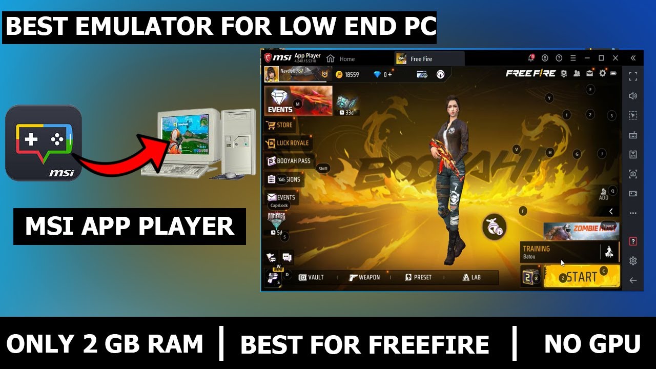 Best Android Emulator for low end PC 💻 | Only 2 GB ram required | Msi ...