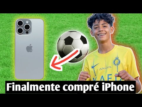 cristiano ronaldo júnior finalmente compró un iPhone. - YouTube
