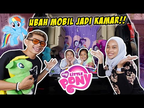 UBAH BAGASI MOBIL JADI KAMAR LITTLE PONY UNTUK ALUNA DAN AMANDA‼️🥳