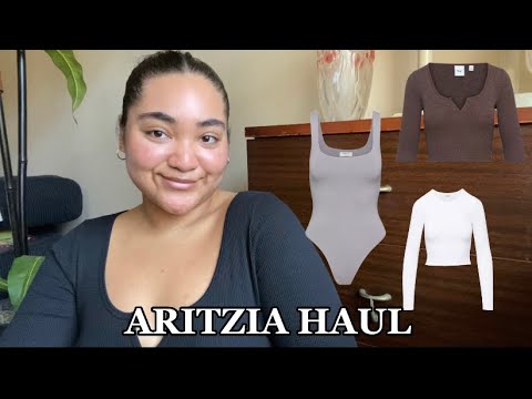 First Time Trying Aritzia! size 14/16 - YouTube