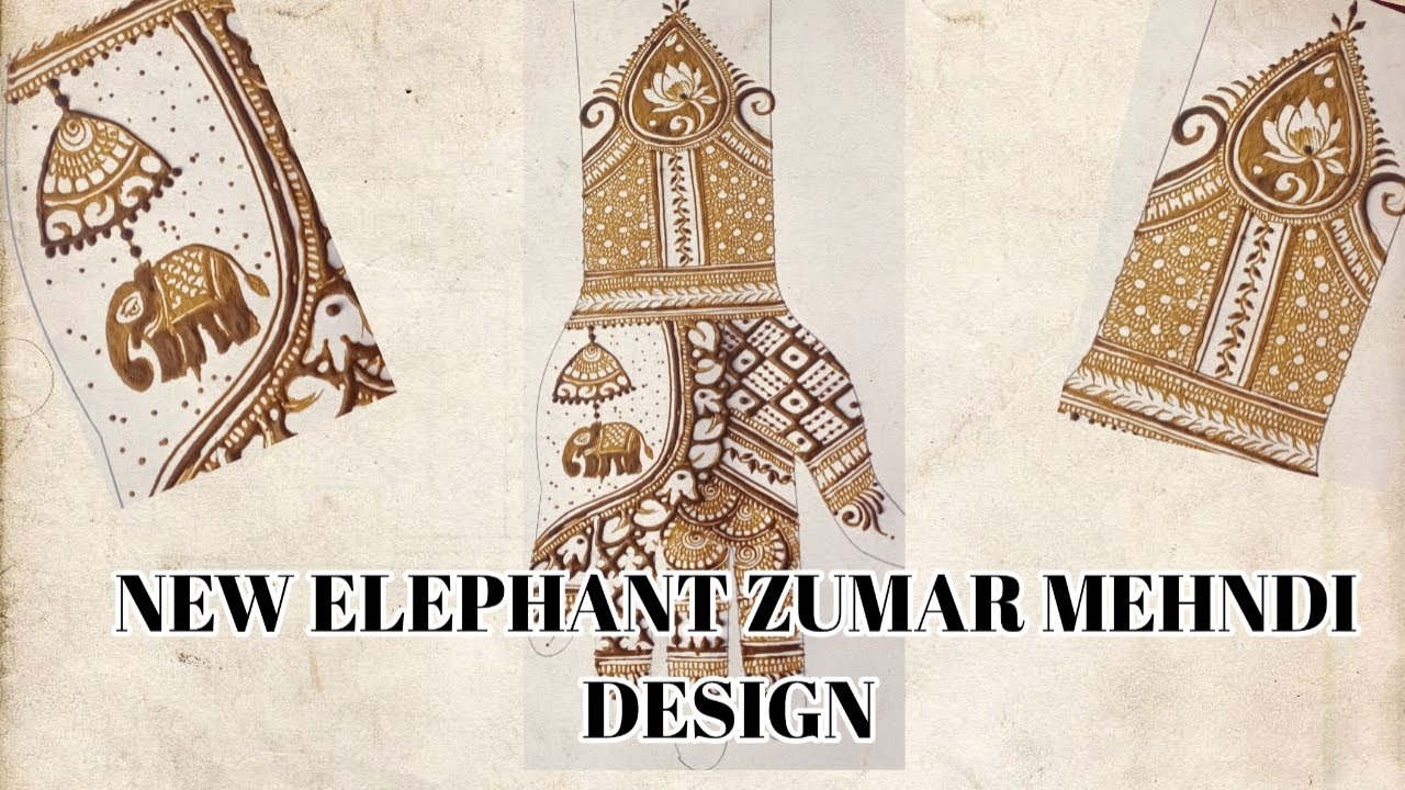 NEW ELEPHANT ZUMAR MEHNDI DESIGN FOR HANDS 2021 | SALONI MEHNDI ARTIST ...