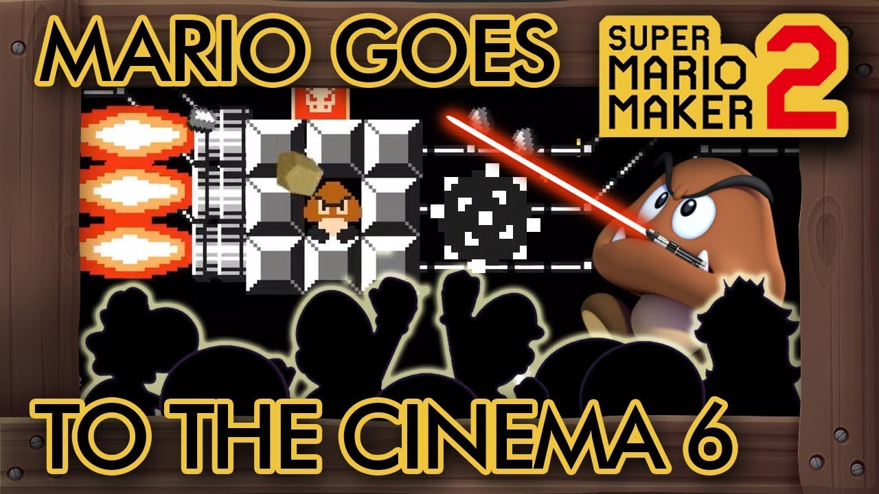 Super Mario Maker 2 - Mario Goes to the Cinema 6: GOOMBA WARS - YouTube