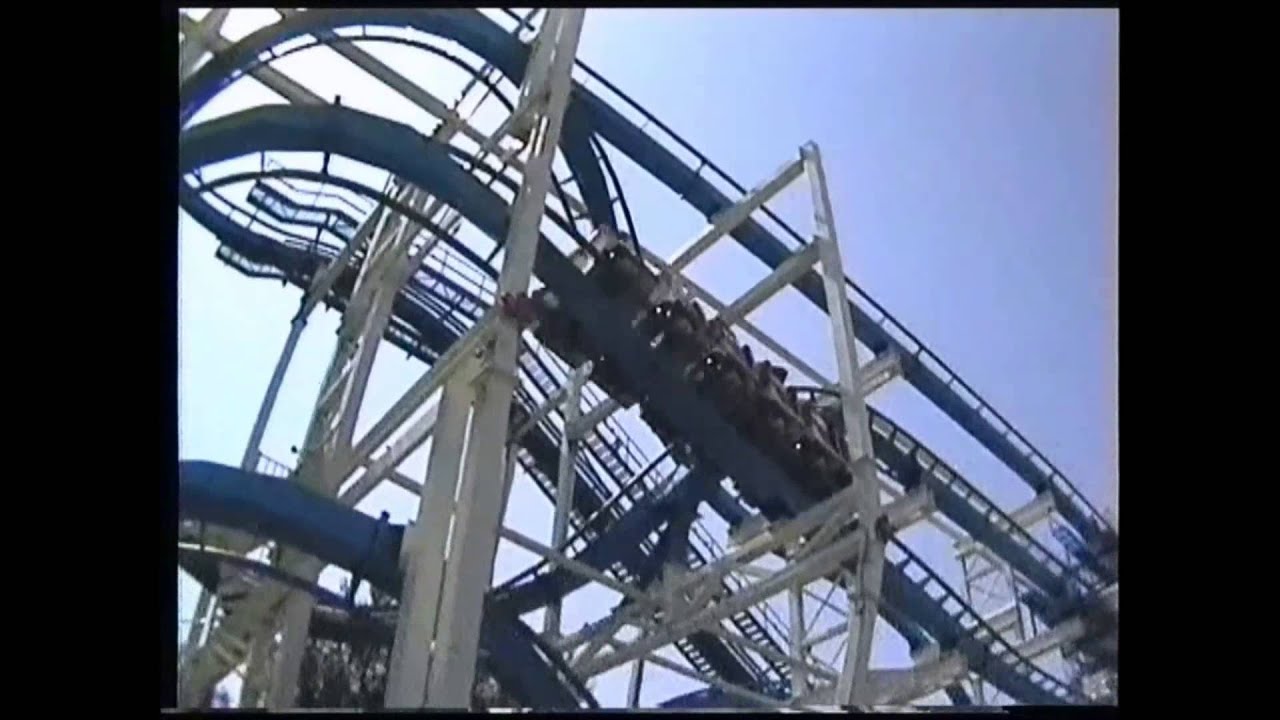 Flashback, Magic Mountain 1996 (on and off ride) ! - YouTube