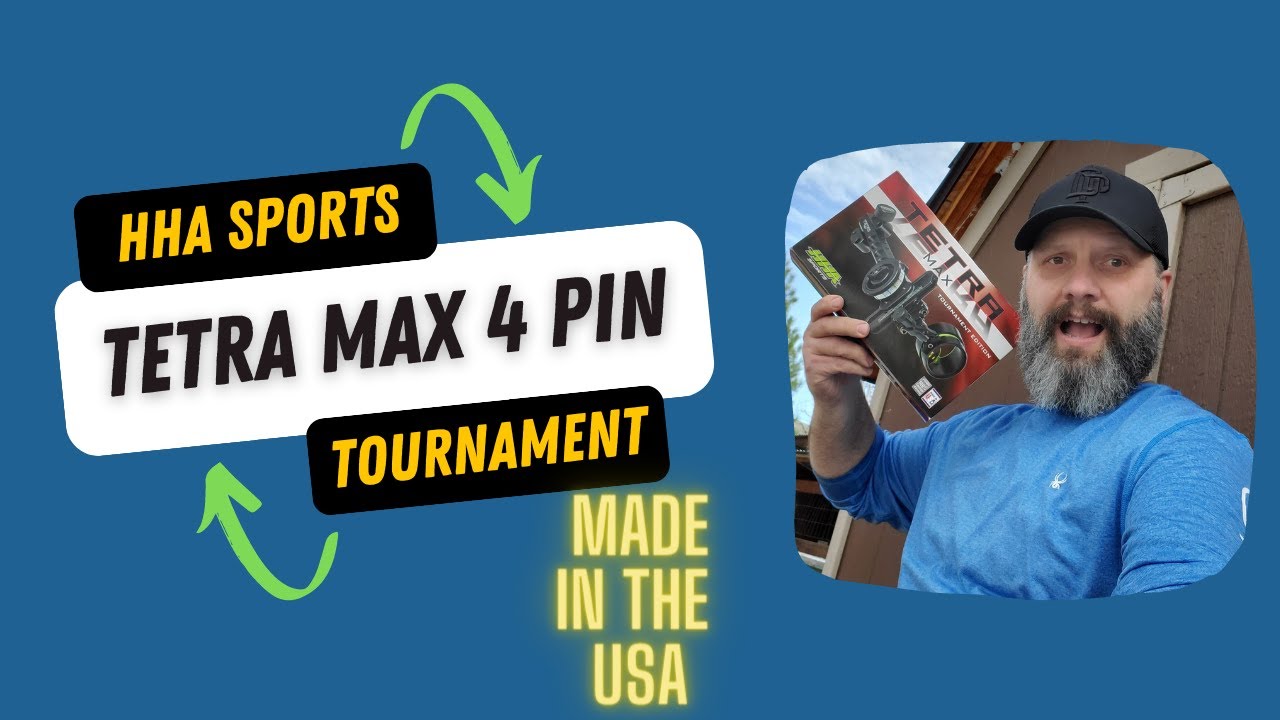 HHA Sports Tetra Max 4 Tournament Edition Sight Unboxing - YouTube