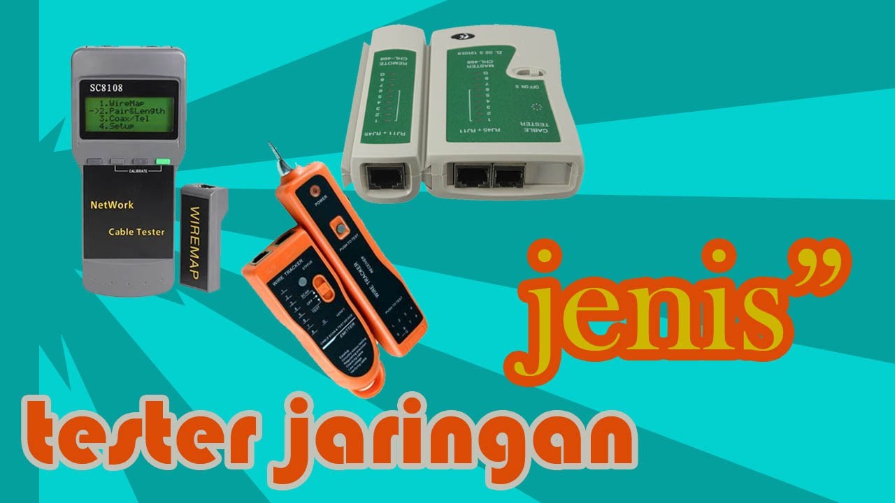 jenis tester jaringan - YouTube
