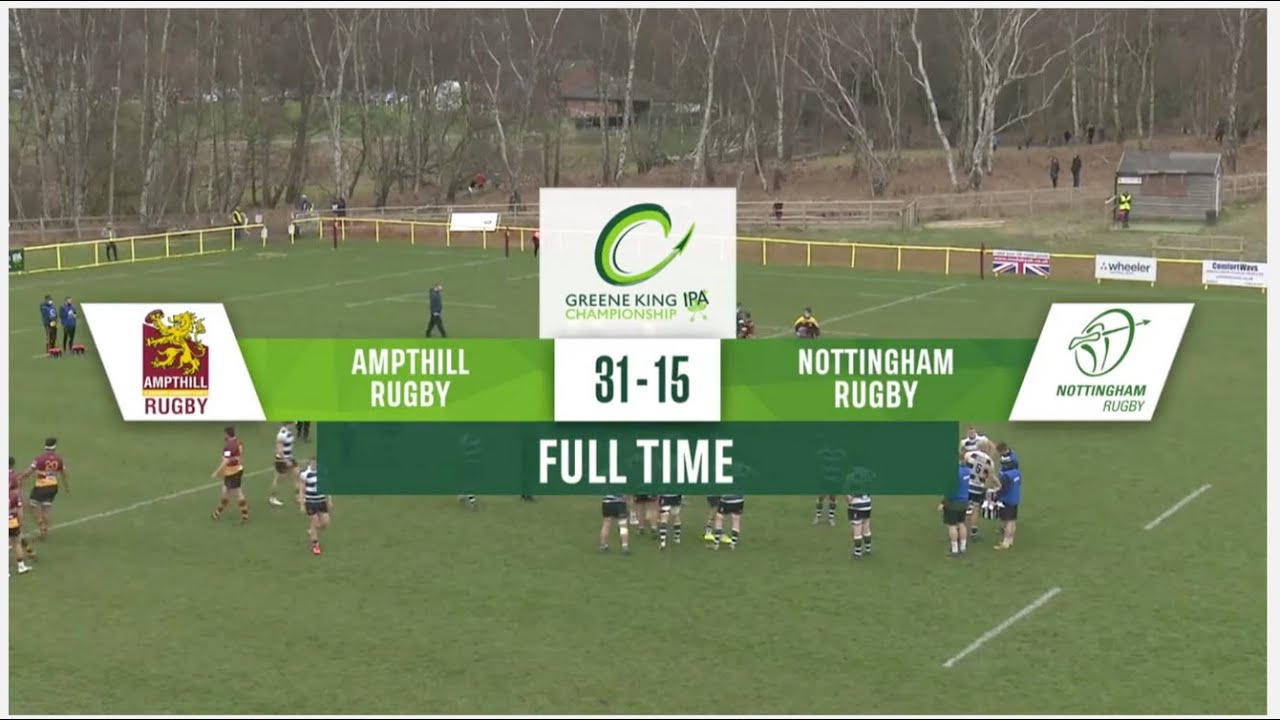 Ampthill v Nottingham Rugby 21/03/2021 - YouTube
