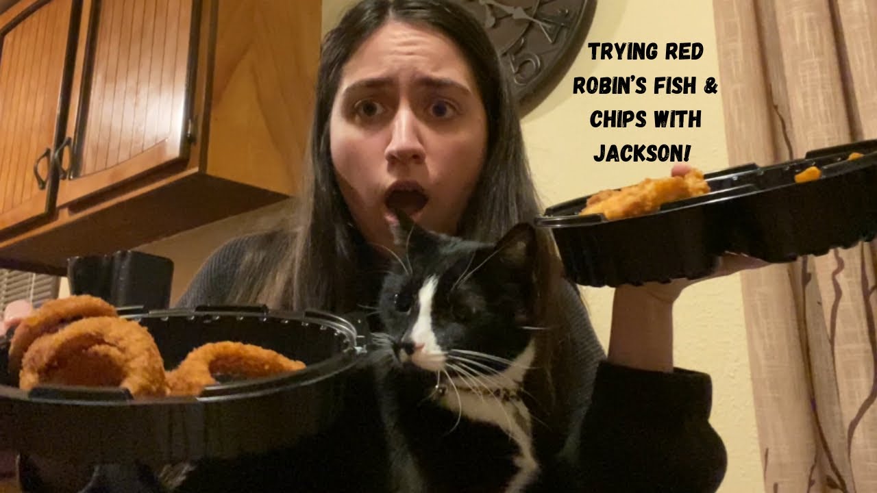 Trying Red Robin’s Fish & Chips With Jackson! 😊 - YouTube