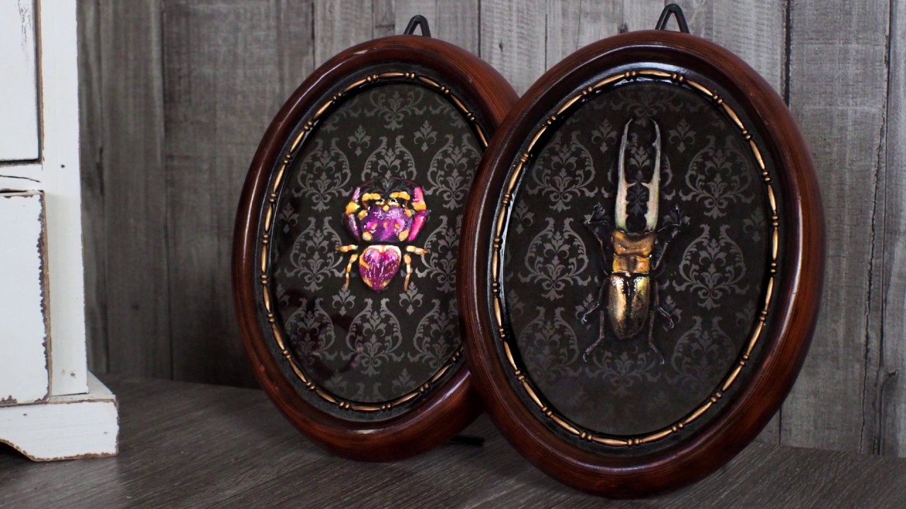 Gothic insects | Mix media Copic illustration - YouTube