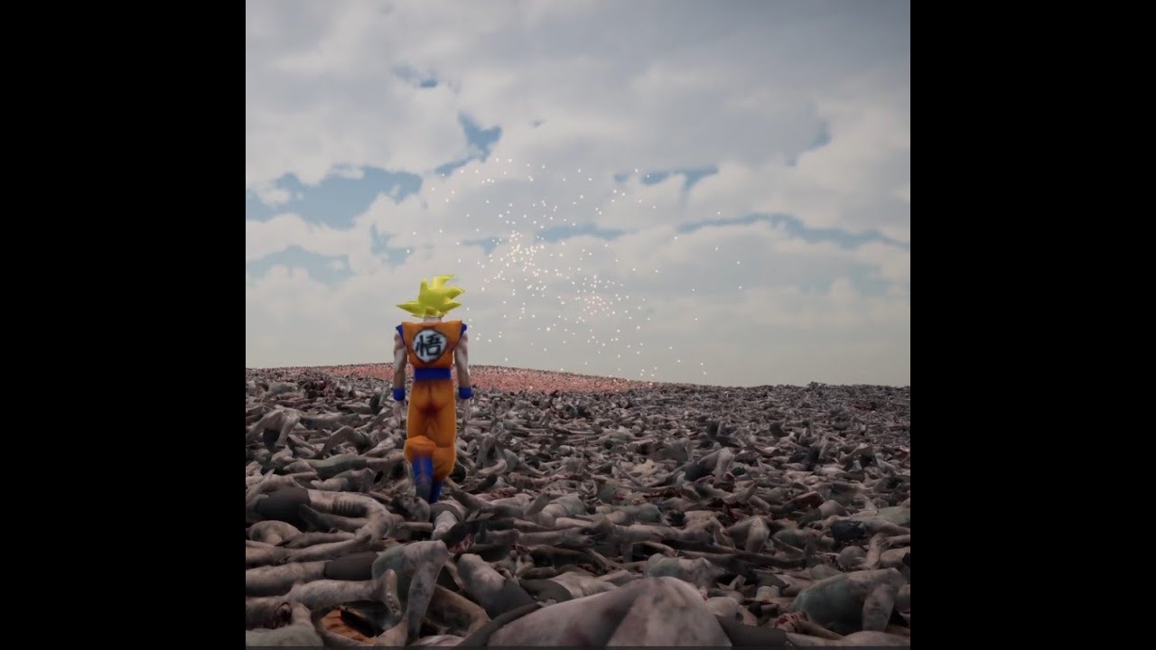 5,000,000 Zombies VS Super Saiyan Goku - Ultimate Epic Battle Simulator ...