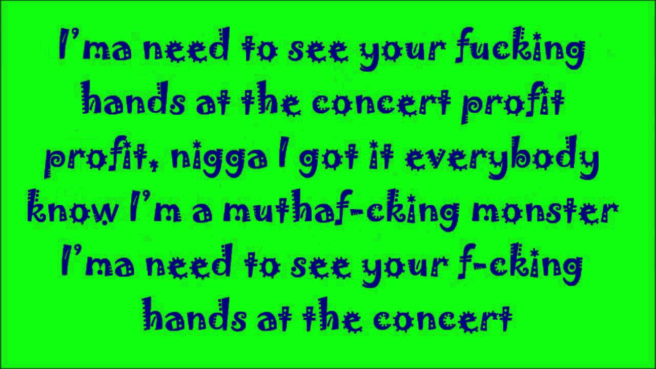 Kanye West - Monster Lyrics - YouTube