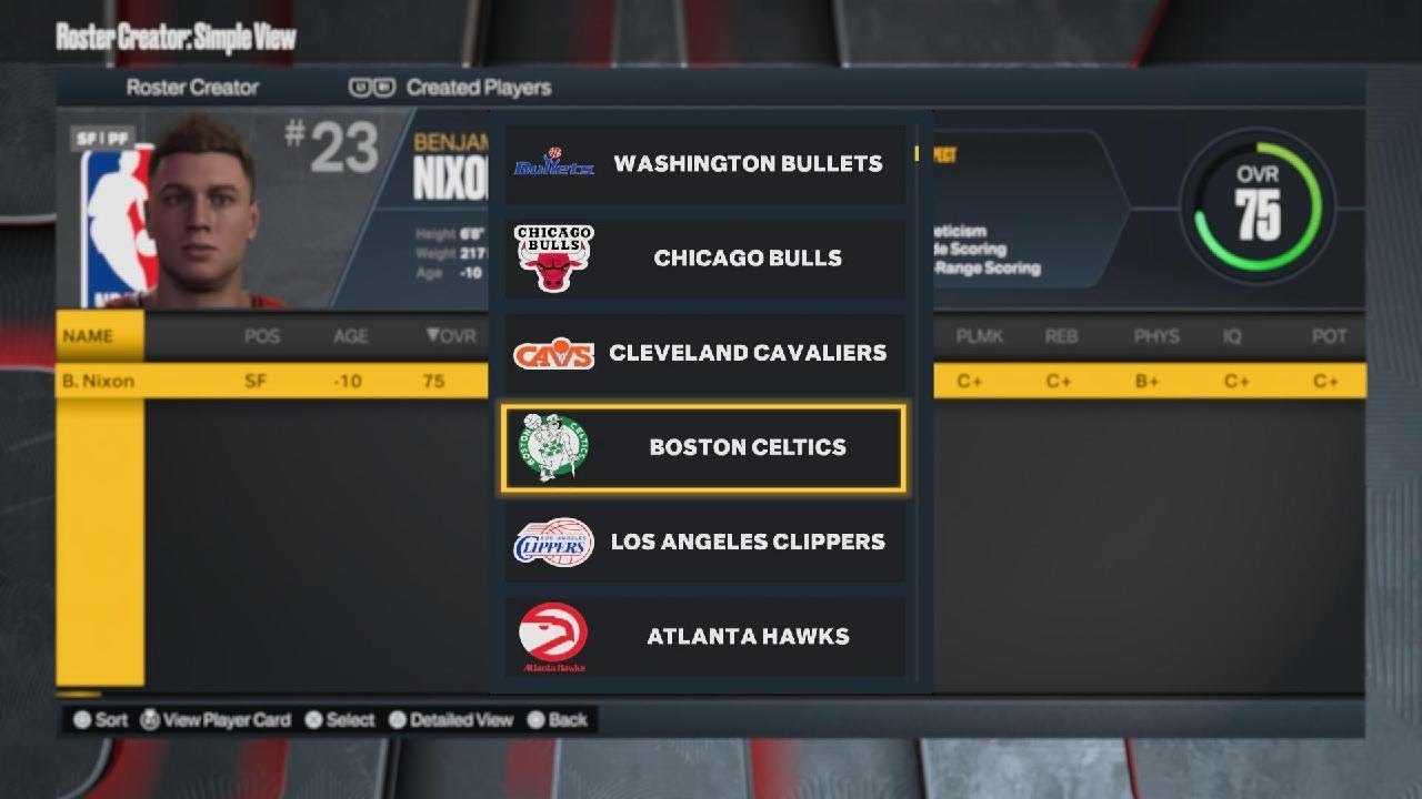 NBA 2K23 How to use created players in other eras or historic teams ...