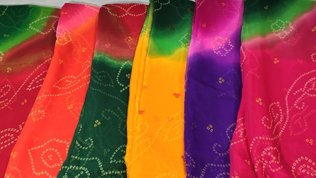 Chunri pattern saree #dabari saree 300 only - YouTube