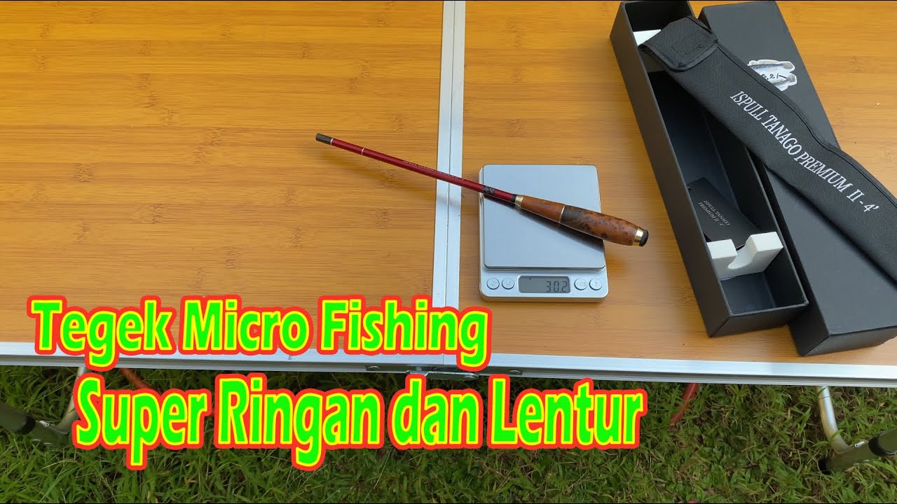 ISPULL TANAGO PREMIUM II 4" | TEGEK MICROFISHING SUPER RINGAN - YouTube