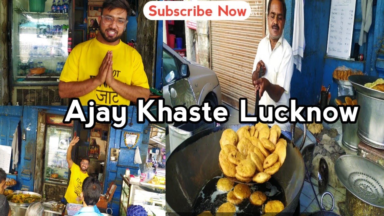 Ajay Khaste Lucknow 😋 #food #youtube #khastakachorirecipe #foodvlog ...