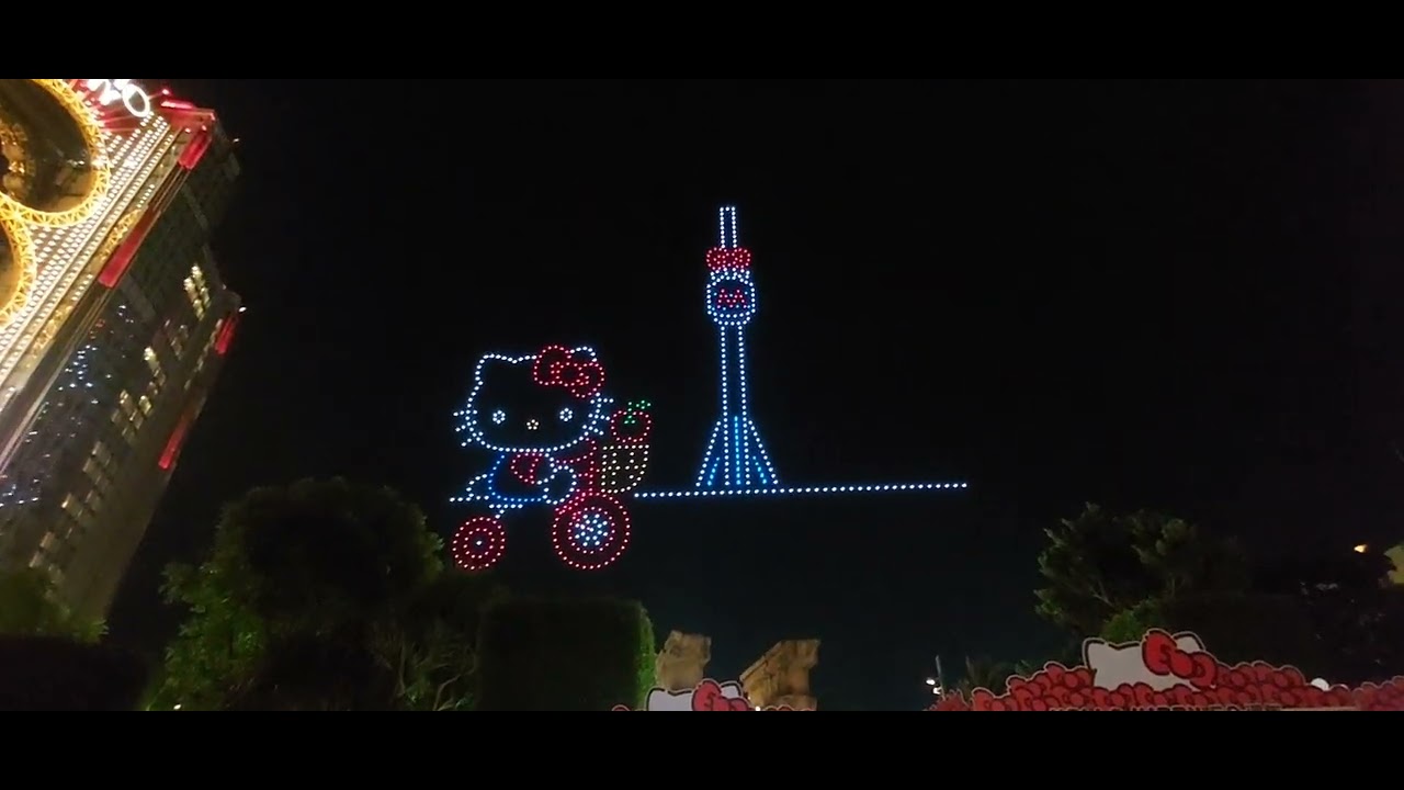 HelloKitty50週年生日Party 1101部無人機首場 - YouTube