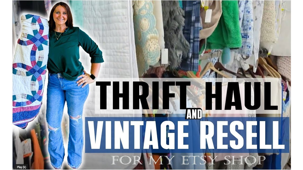 Thrift With Me at GOODWILL! Reselling for Profit & My New Etsy ...