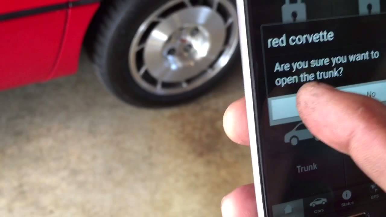 Chevy Corvette 1986 car alarm system - YouTube