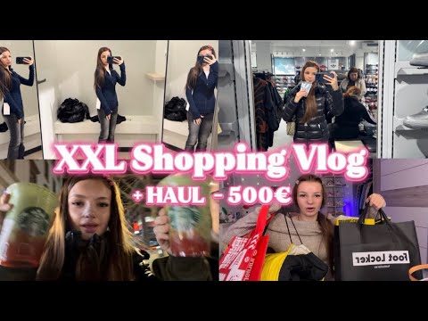 XXL Shopping Vlog + 500€ Haul 😱 Ich muss wirklich mein Geld sparen ! 
