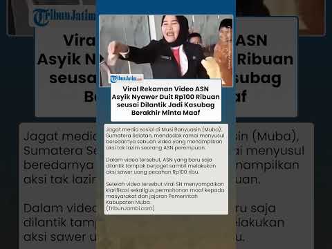 ASN NYAWER! Usai Dilantik Kasubag Malah Pamer Duit, Akhirnya Minta Maaf & Klarifikasi!