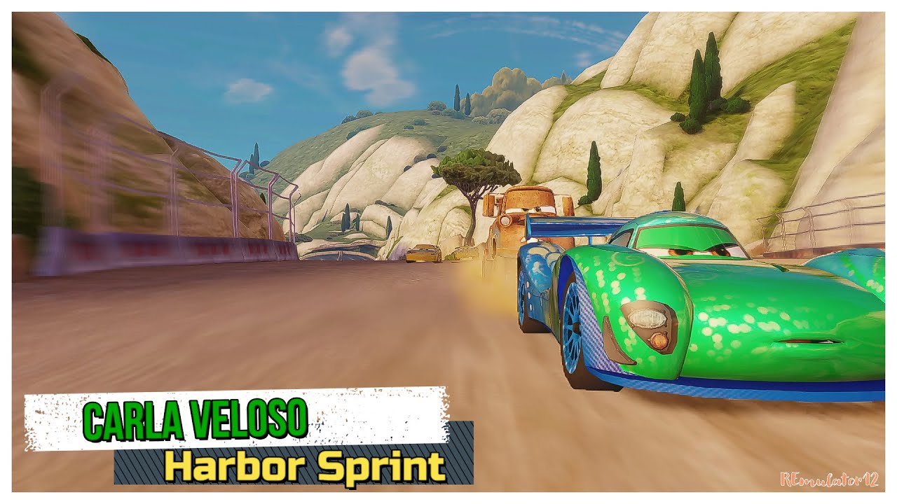 Cars 2 The Video Game | Carla Veloso - Race Mode | Harbor Sprint 5 Laps ...