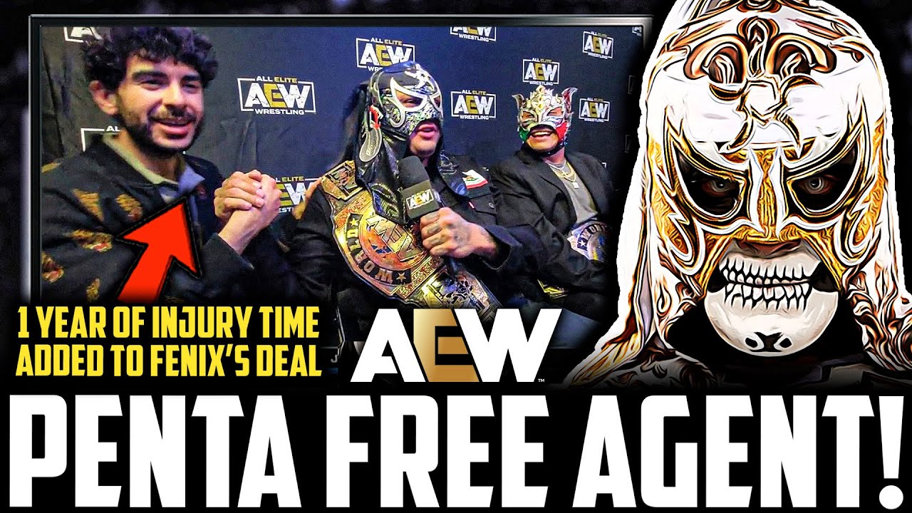 AEW Penta El Zero Miedo FREE AGENT | AEW CONTRACT EXPIRES | Matt Riddle ...