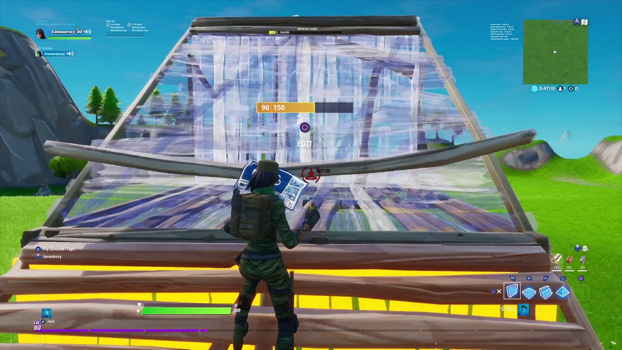 Fornite Beginners Easiest Floor Wall Ramp Tutorial %100 PC Xbox Ps4 ...