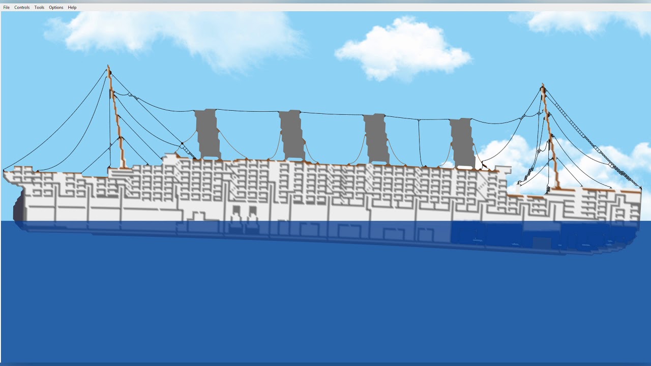 "Real Time" Titanic Sinking | Floating Sandbox 1.11.1 - YouTube