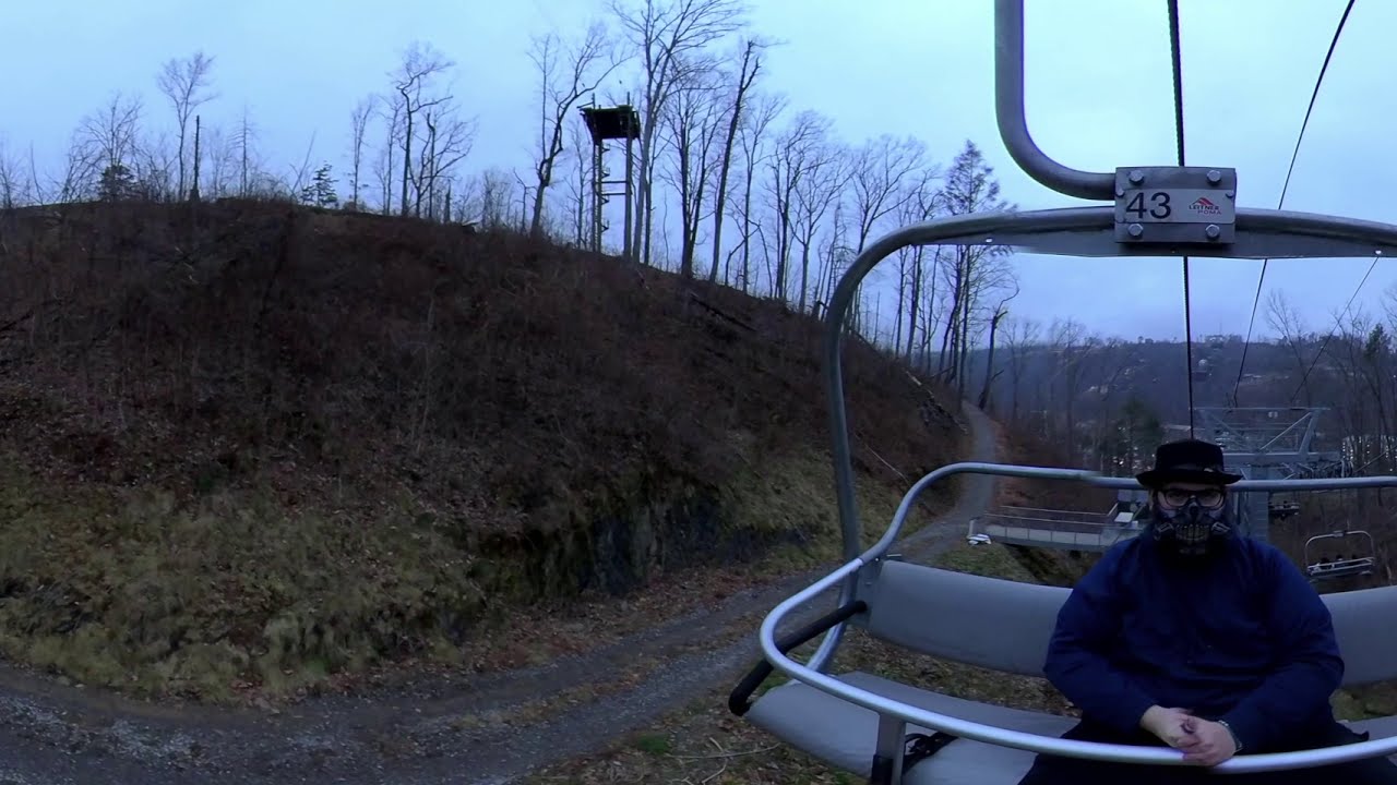 Anakeesta Chair lift Full Ride up | 360 degrees - YouTube