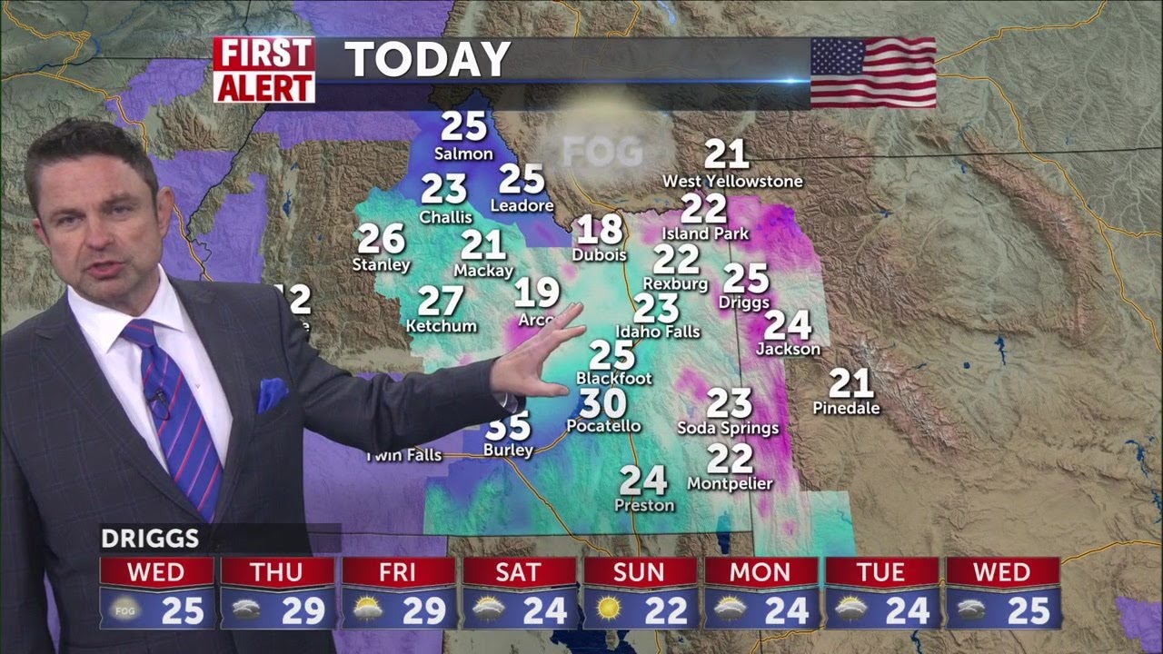 Flurries and patchy fog and colder tonight - 1-18-23 Jeff Roper - YouTube