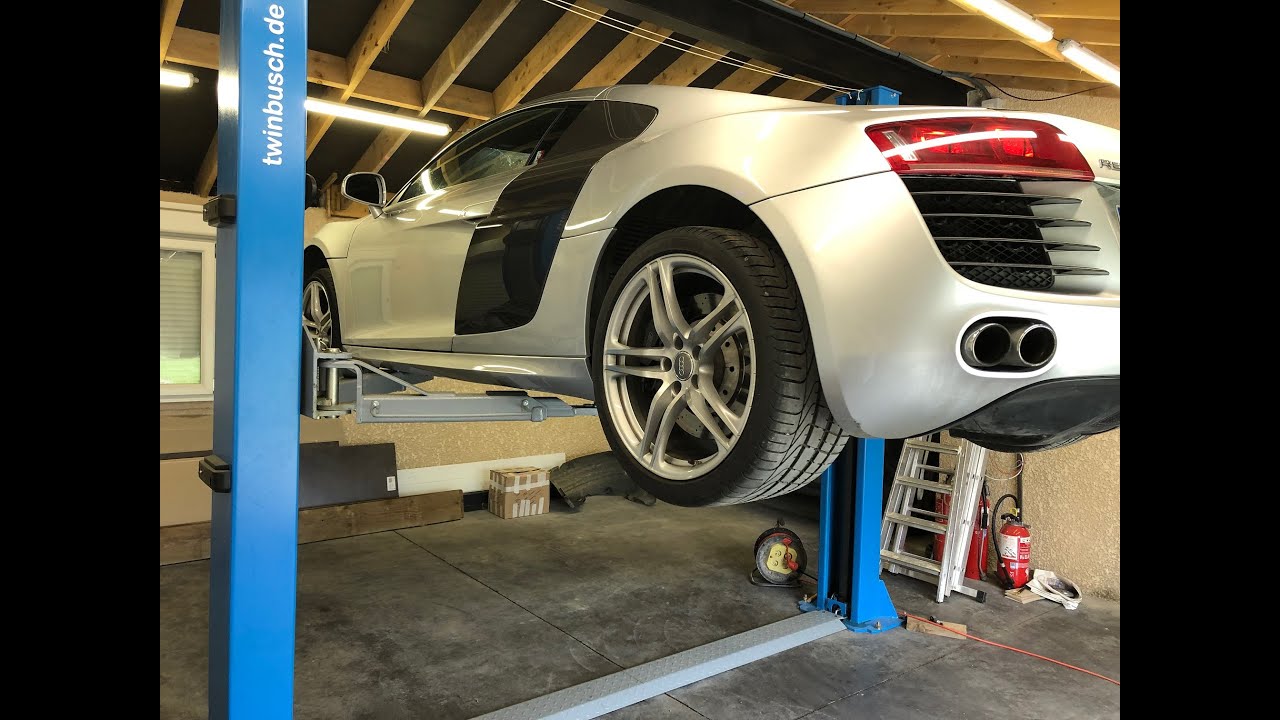 Levage Audi R8 V8 - YouTube