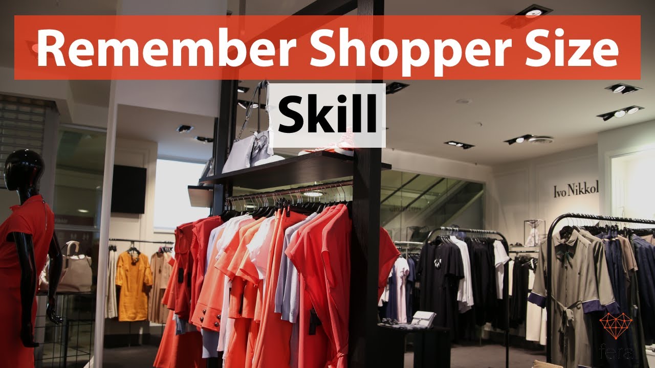 Remember Shopper Size Skill - YouTube