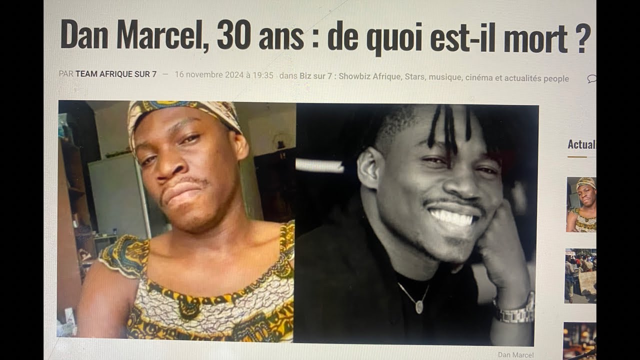 🔴 DAN MARCEL serait m0rt d’empoiZonnement pendant son anniversaire ...