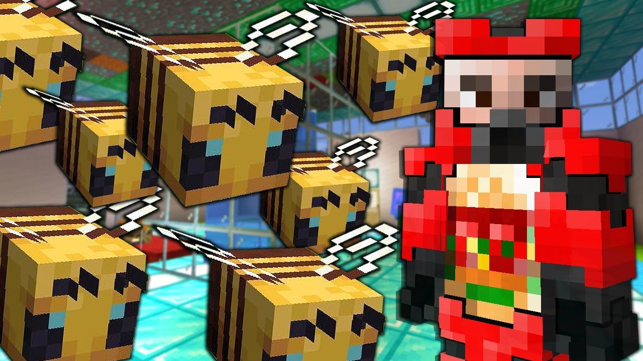 We Trolled Our Friend with Hundreds of Bees in Minecraft Multiplayer ...