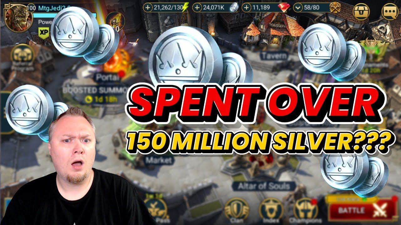 I Spent 150 Million Silver on WHAT!!?? Raid: Shadow Legends - YouTube