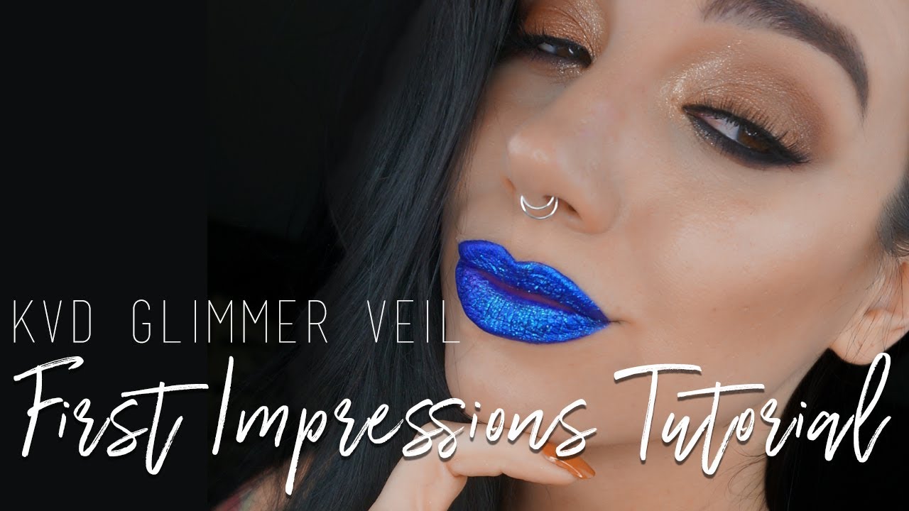 FULL FACE OF FIRST IMPRESSIONS | HIT OR MISS? | KAT VON D GLIMMER VEIL ...