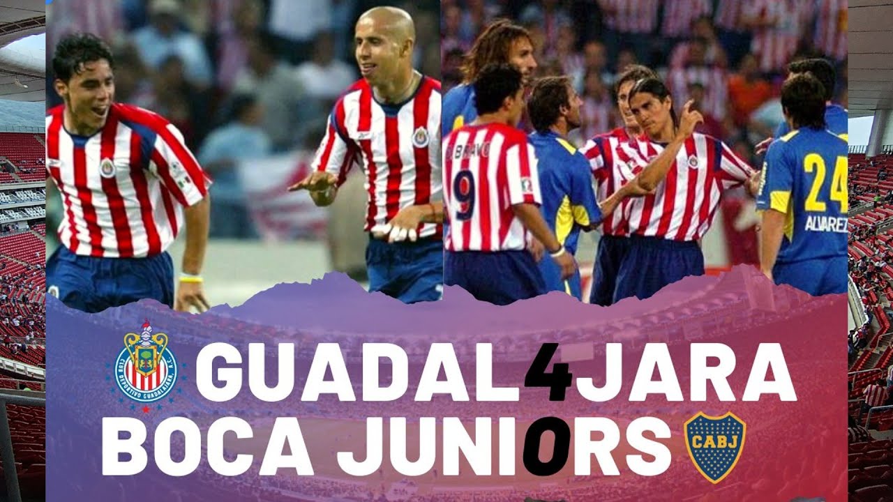 CHIVAS VS BOCA JUNIORS COPA LIBERTADORES 2005 PARTIDO COMPLETO - YouTube