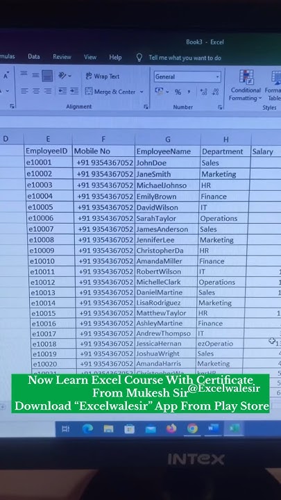 Add +91 in MS Excel #excelwalesir #excel #exceltricks #ytshortsvideo #shortvideo #tutorial - YouTube