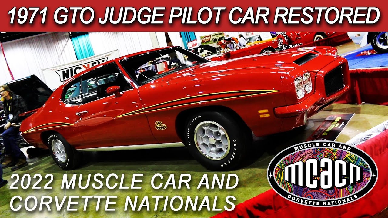 1971 Pontiac GTO Judge 455 4-Speed Pilot Car Restored at MCACN Muscle ...