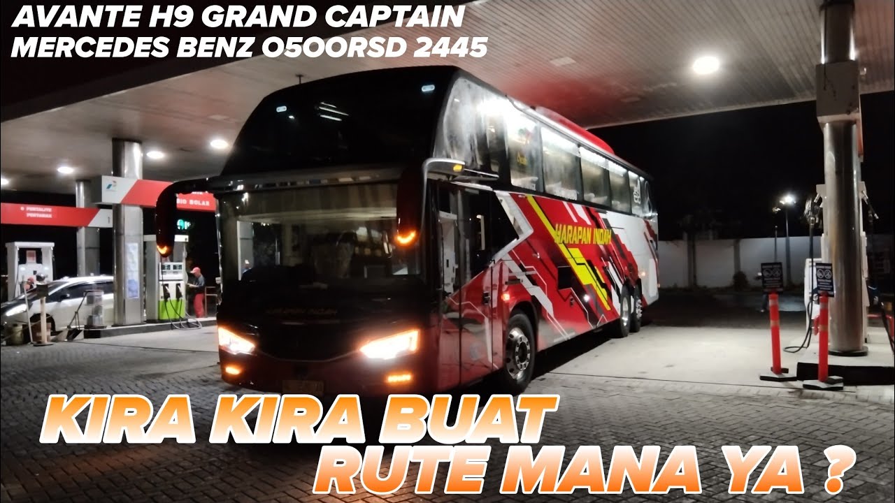 RILIS BUS TRONTON AVANTE H9 GRAND CAPTAIN DENGAN SASIS MERCEDES BENZ ...