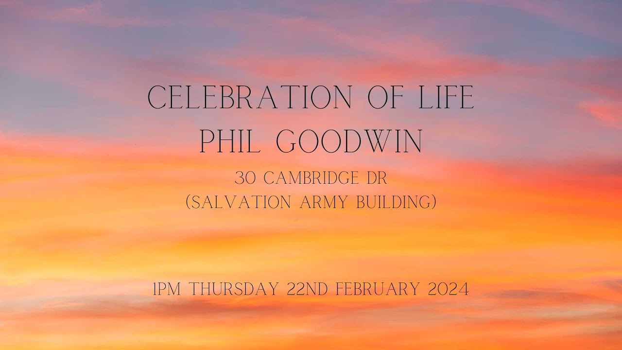 Part 1 - Celebration of Phil Goodwin - YouTube