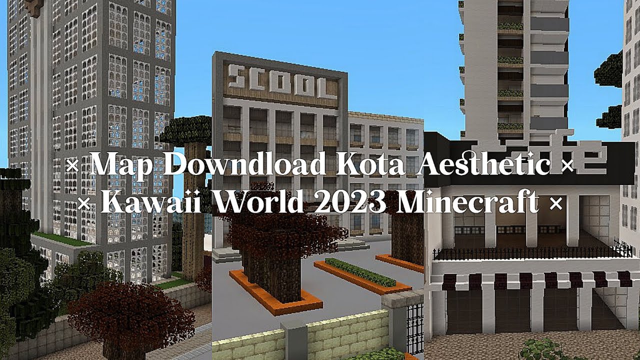 🍦Map Downdload Kota Aesthetic🥨 | Kawaii World 2023 - YouTube