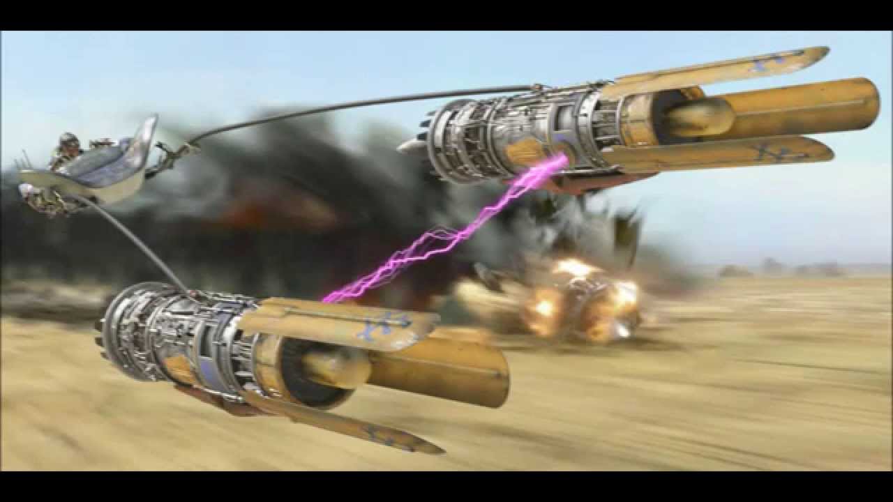 Star Wars podracer crash sound effect - YouTube