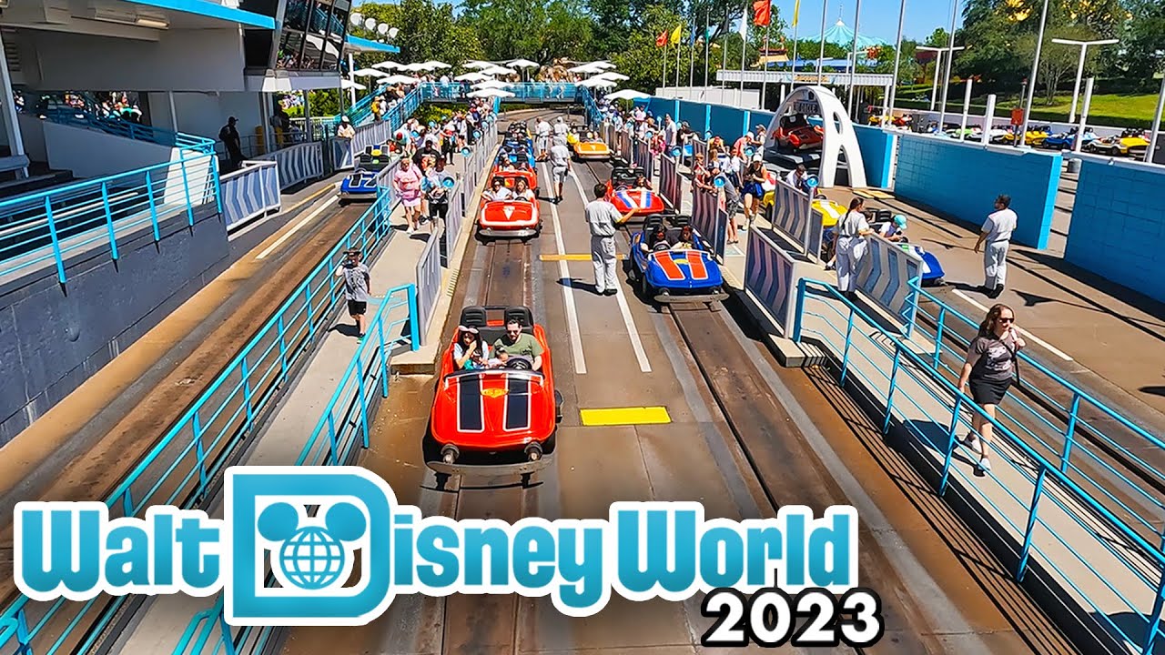 Tomorrowland Speedway 2023 - Magic Kingdom Rides [4K POV] - YouTube