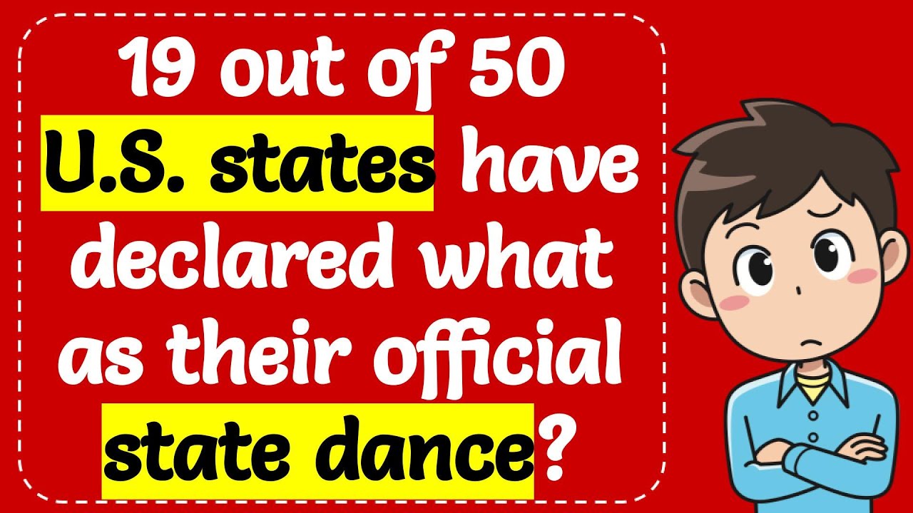 19 out of 50 U.S. states have declared what as their official state ...