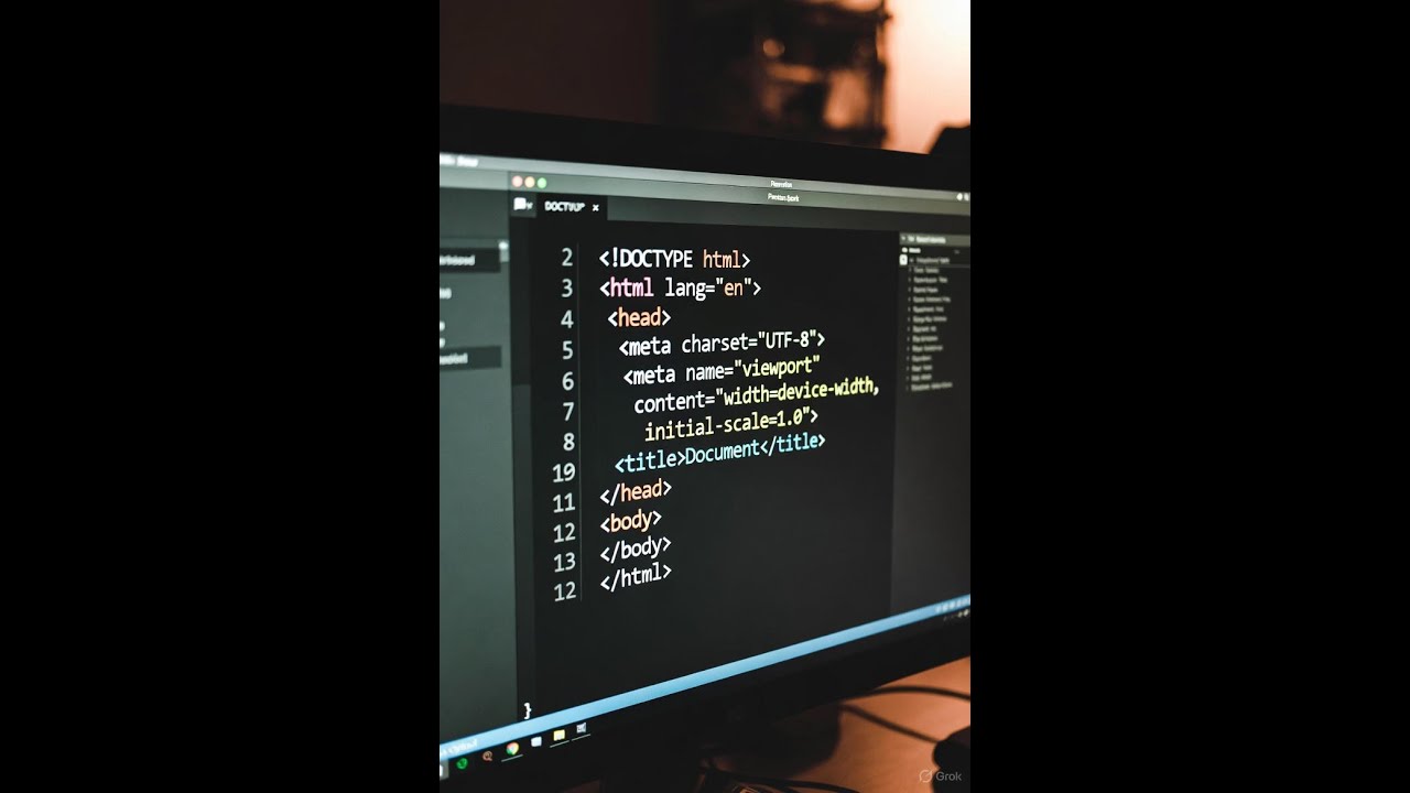Html Basic structure explained. - YouTube